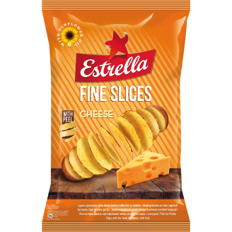 Estrella - Crisps Cheese flavour 130g (box*20). The Jolly Grocer
